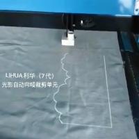 China Other Optical Lens Lihua Large Window Curtain Head Style Laser Cutting Machine 650 KG for sale