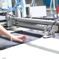 China 220v/380v Voltage Semi-Automatic Electric Steam Ironing Table for Home Textile Fabric for sale