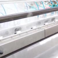 China Professional CNC Automatic Feeding Steam Ironing Machine with Steam Heating for sale