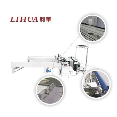 China Automatic Textile Cutter Lihua High Effective Horizontal Tension Cutting Machine for sale