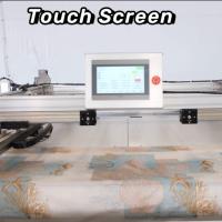 China Customised Industrial Shower Curtain Making Machine with Hanging Hole Pressing Equipment for sale