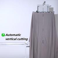 China Newly Upgraded Fabric Vertical Cutting Machine Six Clamping Devices Included for Cutting for sale