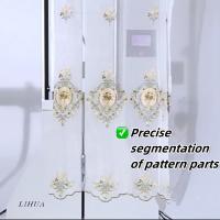 China Newly Upgraded Fabric Vertical Cutting Machine Six Clamping Devices Included for Cutting for sale