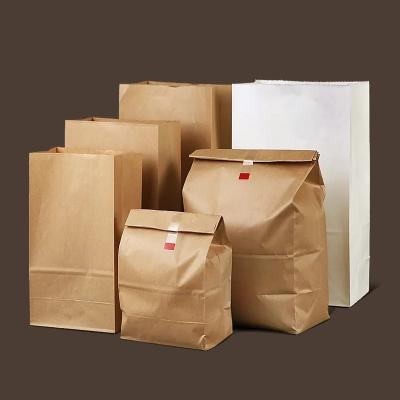 China Custom Recycled Brown Paper Bag Kraft Paper Bag with Logo Printed for sale