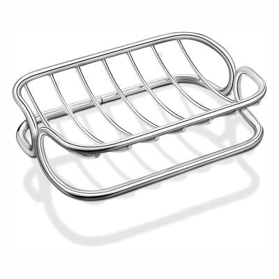 China Rust Proof Draining Bar Soap Dish Stainless Steel Shower Soap Holder for Shower Bathroom Kitchen Sink for sale