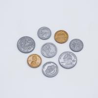 China Logo Customized Color Printed Plastic Trolly Coins Plastic Tokens for sale