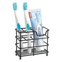 China Small 5 Slots Stainless Steel Exquisite Welding Bathroom Accessories Organizer Toothbrush Holder for Small Spaces for sale