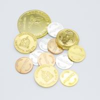 China Logo Custom Color Printed Plastic Game Coins Tokens Plastic Trolly Coins for sale