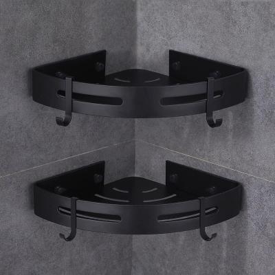 China Aluminum Storage Wall Mounted No Drilling Racks Shower Organizer Basket for sale