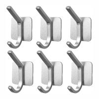 China Sturdy and Durable Adhesive Hooks for Bathroom Kitchen Bedroom Office School Hotel Store and Easy to Clean for sale