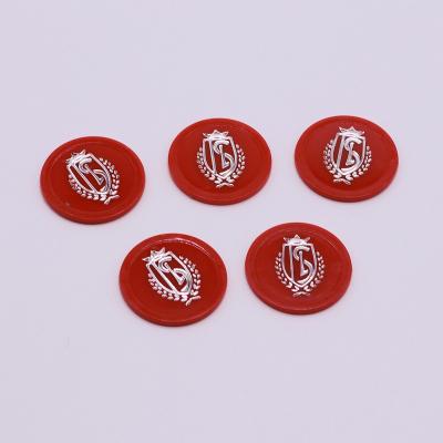 China Eco-friendly Durable Material Embossed Printing Plastic Token Coins for Promotional Gifts for sale