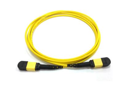 China G657A Singlemode MPO Patch Cord with 12 Channel Interface and Pure Forward Transmission Mode for sale