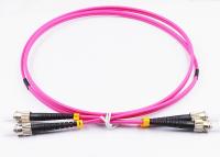 China High Speed 10G OM4 Patch Cord Custom Length With LC SC FC ST Connectors for sale