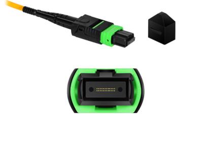 China 24 Cores Single Mode Fiber Patch Cord 55dB Return Loss Customized Length for sale