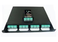 China 96 Cores Fiber Optic Patch Panel Cold Rolled Steel Material Single / Multi Mode for sale
