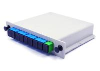 China SC UPC 1x8 PLC Splitter Micro Module Type 1310 / 1550nm Wave Length for sale