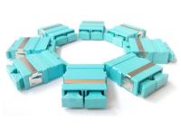 China SC Duplex Fiber Optic Adapter Single / Multi Mode Type Various Color for sale