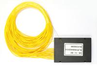 China 1x16 Fiber Optic Splitter ABS Box Customized Fiber Length 1 Year Warranty for sale