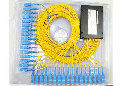 China ABS Cassette Type Fiber Optic Splitter 1x32 Capacity 1260 - 1650nm Wavelength for sale