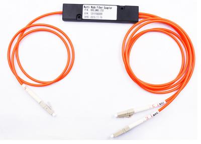 China 1x2 Multimode Fiber Optic Splitter High Performance 1 In 2 Out Type for sale