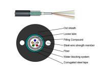 China GYXTW Outdoor Fiber Optic Cable , Armored Fiber Optic Patch Cable For LAN for sale