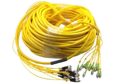 China Yellow Single Mode Fiber Patch Cord FC UPC To FC APC 1310 / 1550NM Wavelength for sale