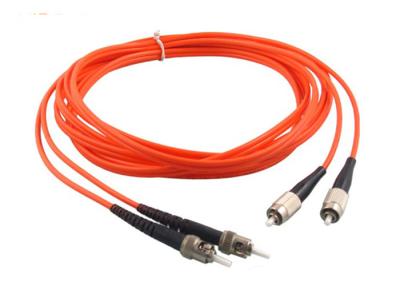China ST LC SC FC Multimode Fiber Patch Cord 1 / 2 / 5M Length -40 - 75℃ Operating for sale