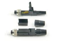 China Black FC UPC Fiber Connector , High Durability Fiber Fast Connector for sale