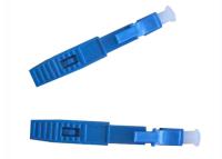 China Single Mode LC Upc Fiber Connector , Blue Fiber Optic Cable Connectors for sale