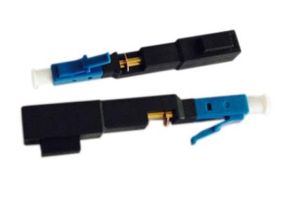 China Quick Connect Fiber Optic Connectors LC / UPC Single Mode Blue Color for sale