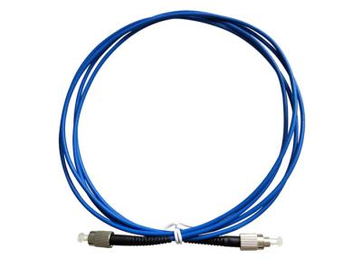 China FC UPC Simplex Armored Patch Cord , Durable Single Mode Fiber Patch Cord for sale