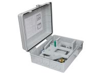 China 16 Ports Fiber Optic Termination Box , FTTH PLC Fiber Optic Splitter Box for sale