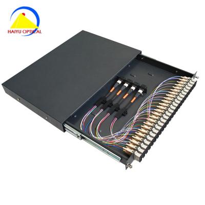 China 19inch 48 Port Sc Mpo Fiber Optic Patch Panel For ODF for sale