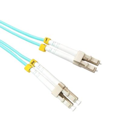 China FTTX 850nm 10G OM4 LC To LC Multimode Fiber Patch Cord for sale