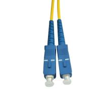 China UPC PVC FTTX SC To SC 9um Optical Fiber Patch Cord for sale
