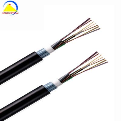 China Coaxial 2pcs FRP Outdoor Network Cable With LZSH Jacket for sale