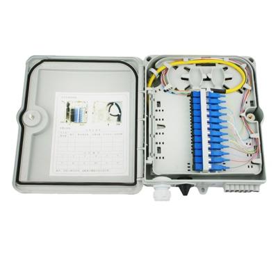China FTTH 12 Port Fiber Optic Termination Box Electrostatic Spraying for sale