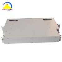 China 19 Inch 2U 500VDC ODF Fiber Optic Patch Panel Rack Mount for sale