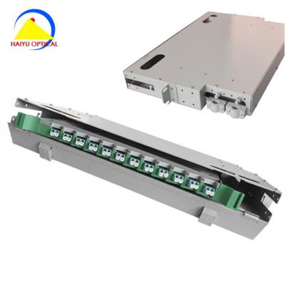 China Lc Carbon Rack Mount Optical Distribution Frame Non Puncture for sale