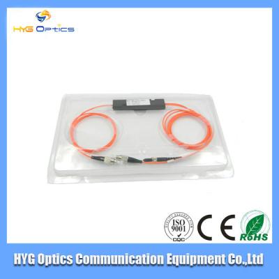 China Fiber Optic Ftth 1x2 Multimode PLC Splitter With Connector for sale