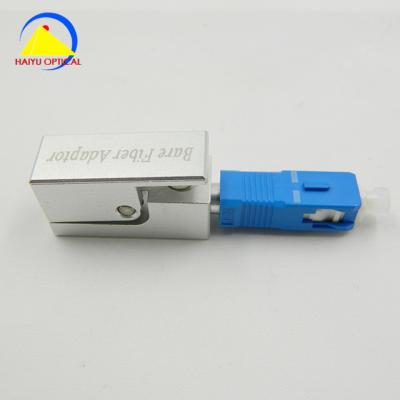 China Ceramic Audio Apc Sc Bare Fiber Optic Adapter For Connection for sale