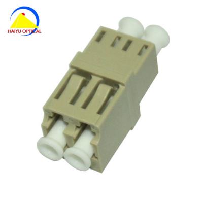 China LC duplex high low type fiber optic adapter for sale