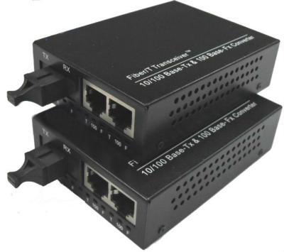 China Audio Singlemode LEEE 802.3 Single Fiber Converter Half Duplex for sale