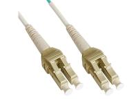 China Uniboot LC-LC OFNP Multimode Fiber Patch Cord 0.9mm Wire for sale