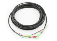 China PVC/LSZH Sheath GTTS 0.75MM Fiber Optic Hybrid Cable for sale