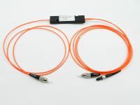 China Multimode 50 125um FC To SMA PLC Optical Splitter 2.0mm for sale