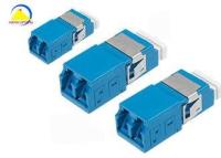 China LC UPC Singlemode Duplex Fiber Adapter Internal Shutter Plastic APC for sale