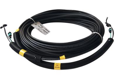 China Multimode OM3 Outdoor Armored Cable MTP MPO Fiber Patch Cord 10G for sale