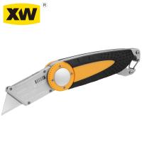China Belt Clip Folding Utility Knives SX679 Znic Alloy  178.5*38*21mm For Belt Cutter for sale
