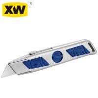 China SX93 Znic Folding Lock Back Utility Knife With Functional Rubber Accent Piece for sale